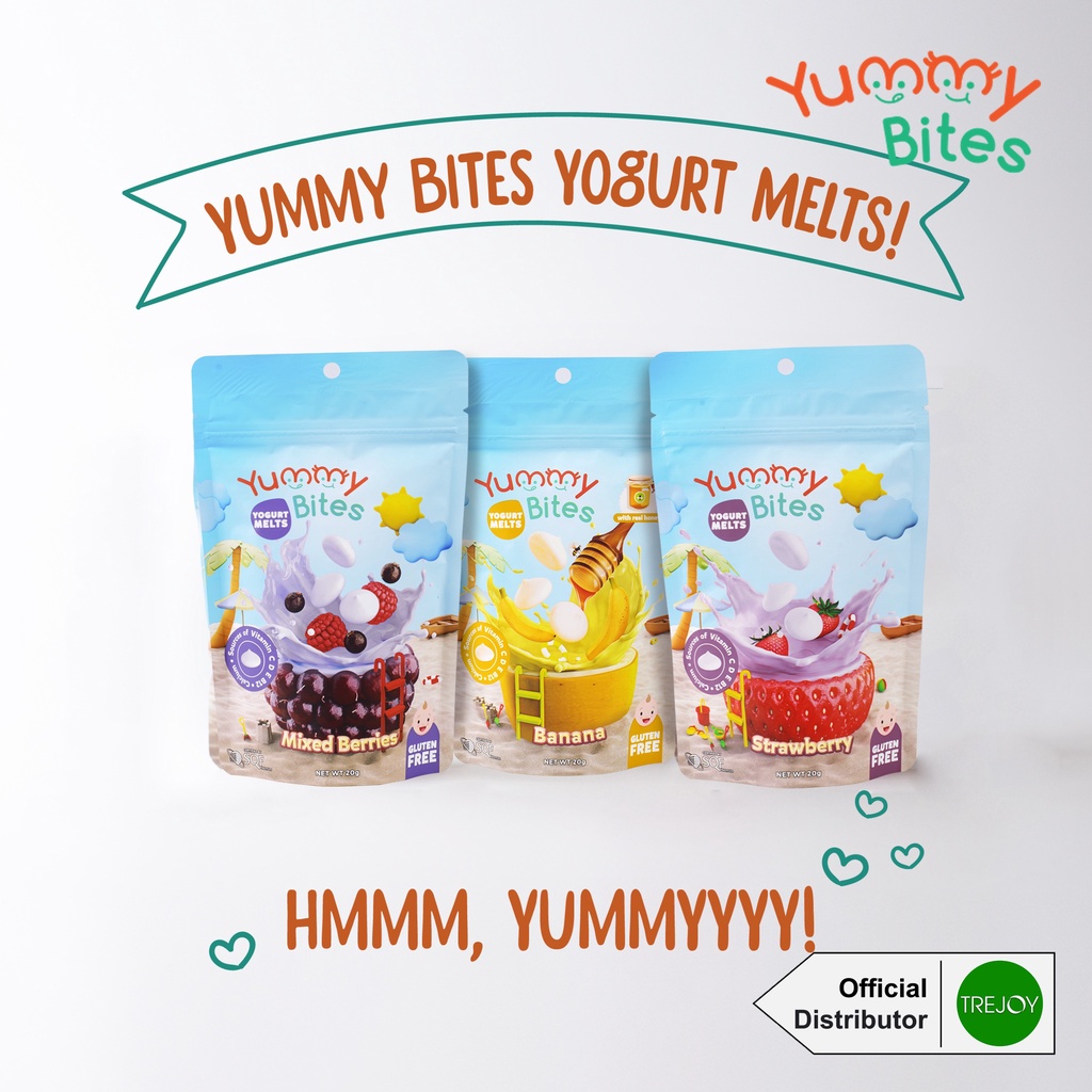 Yummy Bites Yogurt Melt (1 Year +) (20G) | Shopee Singapore