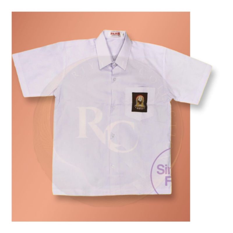 Short white shirt for high school GS,/ work clothes,/ school clothes ...
