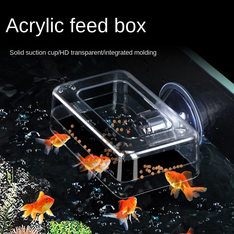 Acrylic high penetration feeding ring, fish tank feeder, floating fixed ...