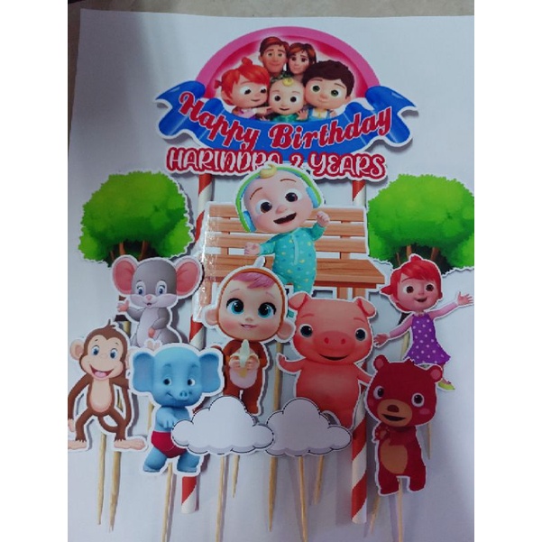 COCOMELON CAKE TOPPER | Shopee Singapore