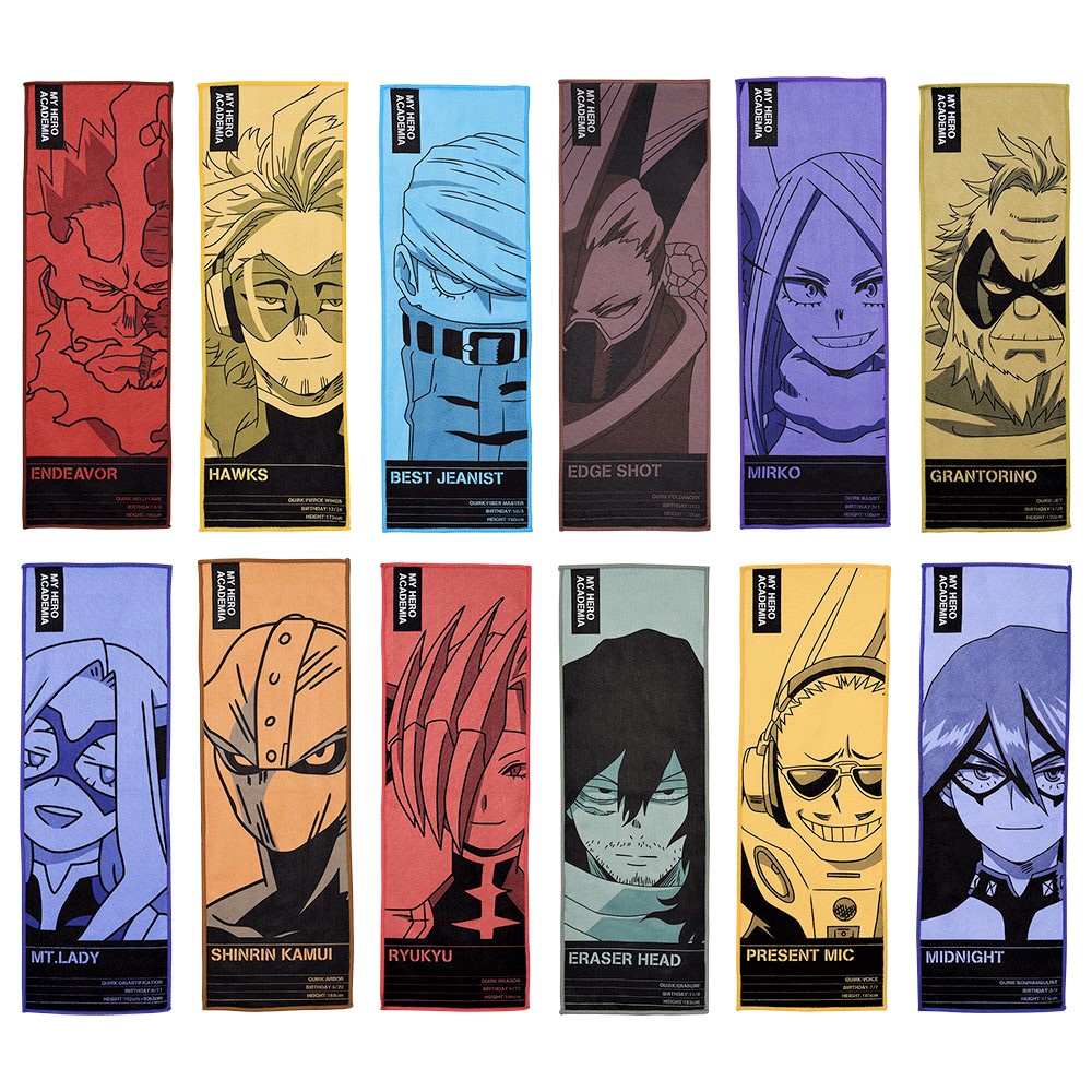 Japan Ichiban Kuji Bandai My Hero Academia THE TOP 5! MHA Small Long ...