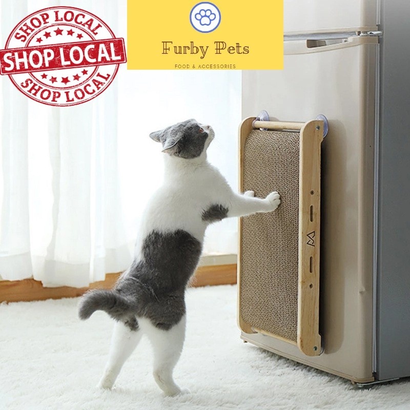 Wall Cat Scratch Board With Suction Cup Wall Scratch Post Wall Mounted ...