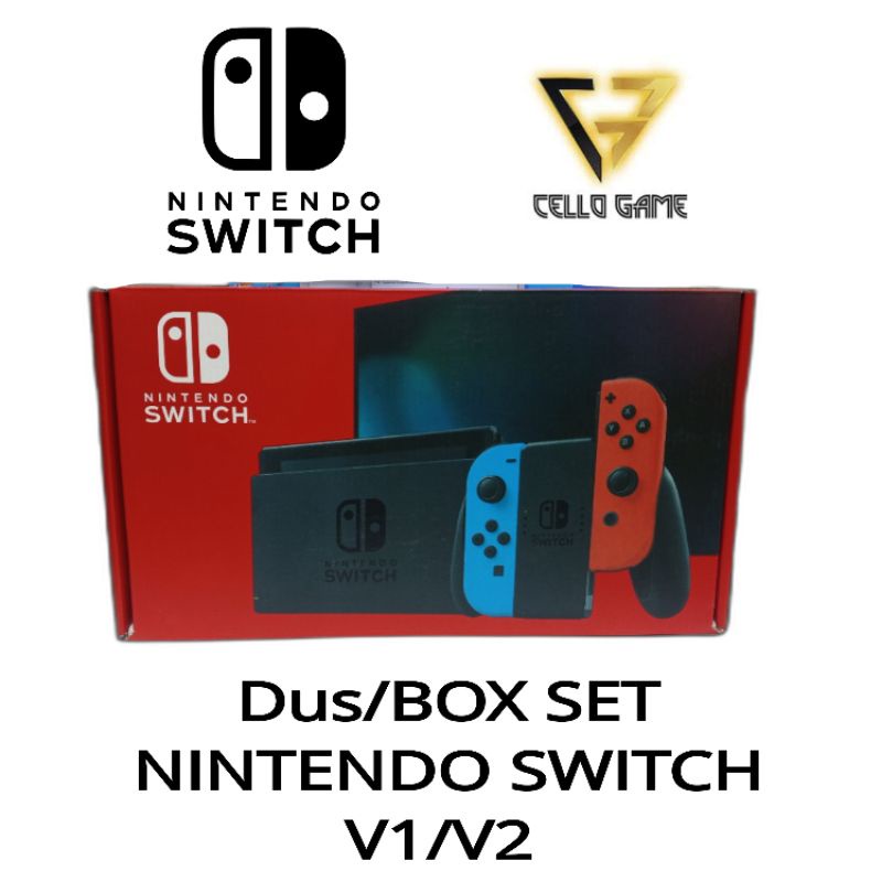 NINTENDO SWITCH V1/V2 CARDBOARD SWITCH BOX | Shopee Singapore