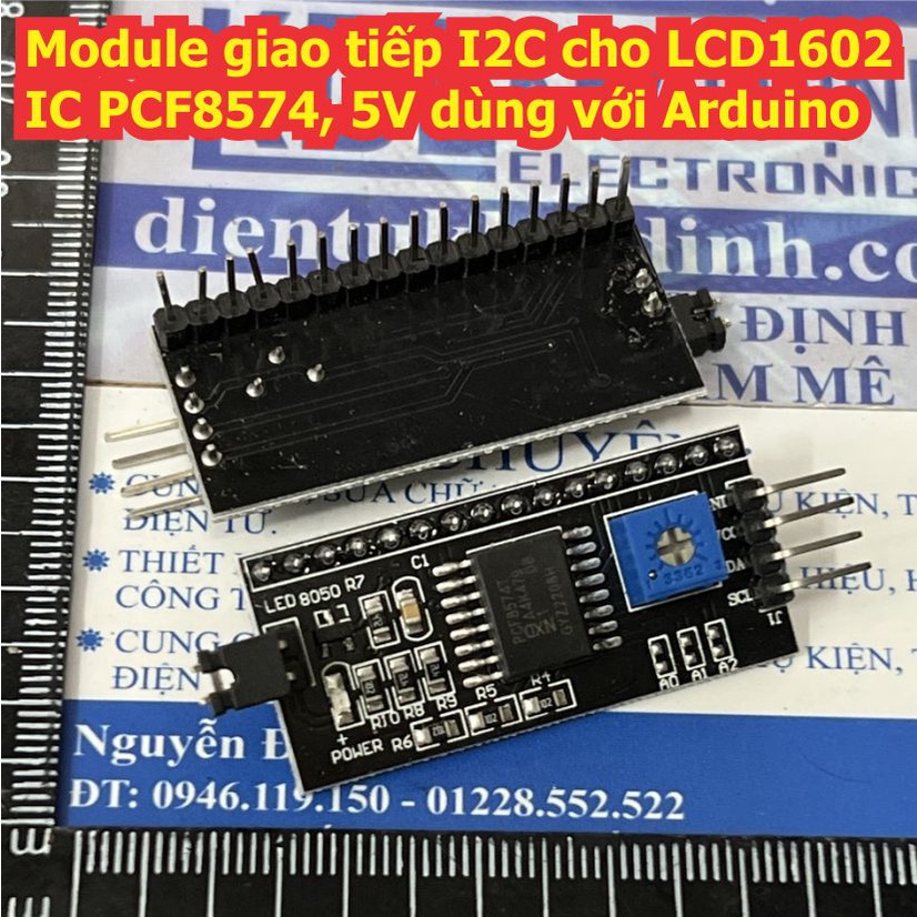 Conversion Module to I2C communication for LCD1602, IC PCF8574, voltage ...