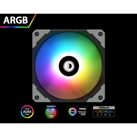 Id-Cooling NO-12015 XT ARGB 120mm Slim PWM Case Fan | Shopee Singapore