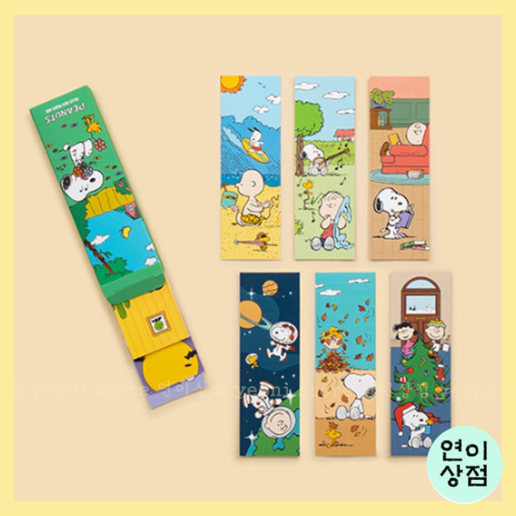 peanuts snoopy paper bookmark | Shopee Singapore