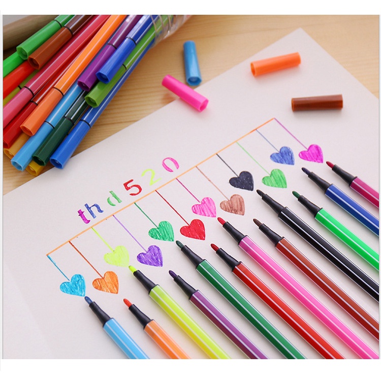 Water Color Marker Washable 12 Color set | Shopee Singapore