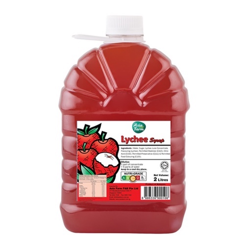 Asia Farm Lychee Syrup 2Litre | Shopee Singapore