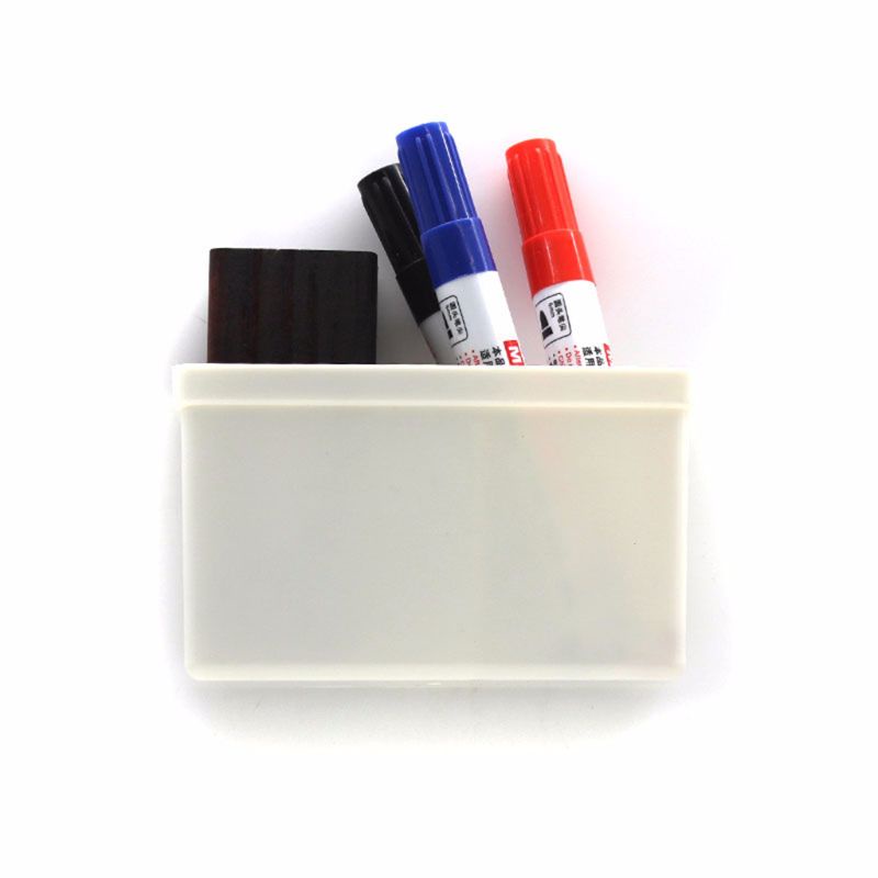 Magnetic Whiteboard Markers Pencil Pen Holder Organizer Storage Box ...