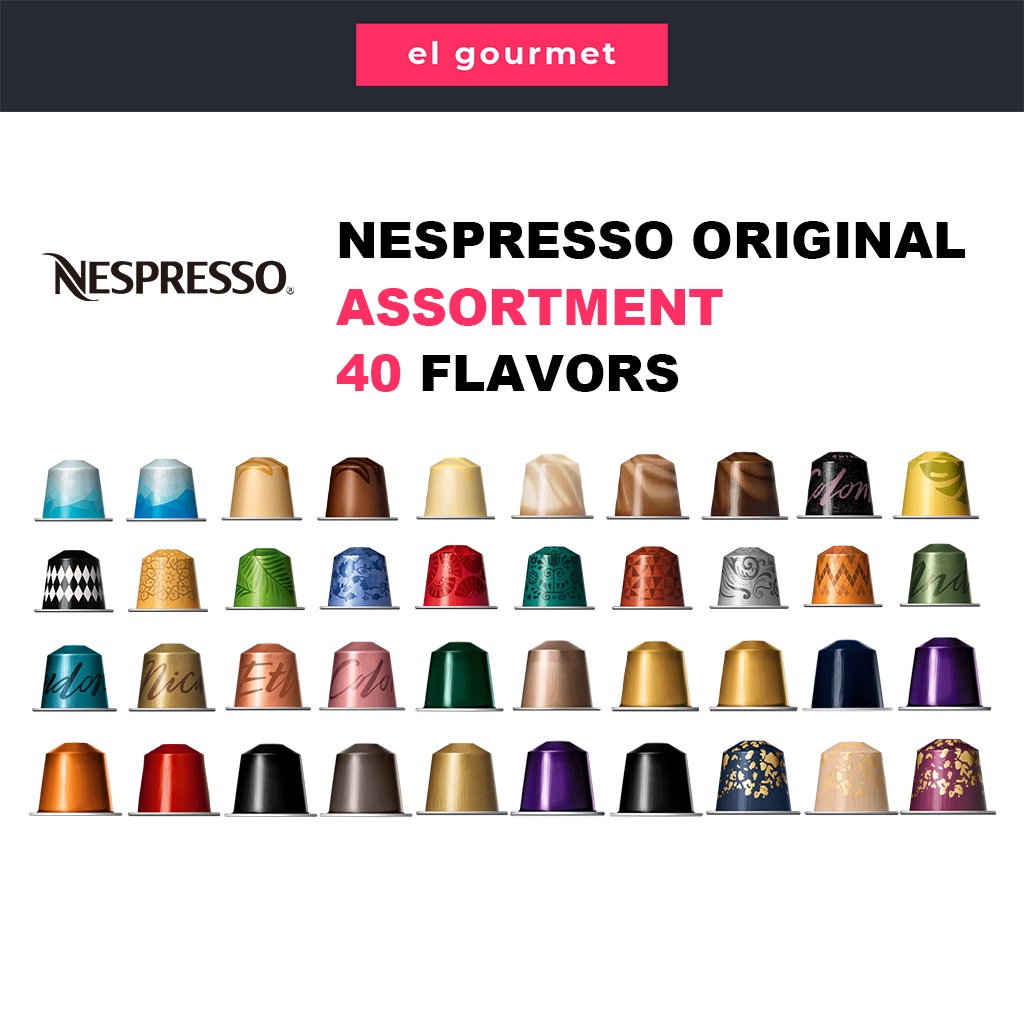 NESPRESSO Original Coffee Capsule Assortment 40 Flavours | Shopee Singapore