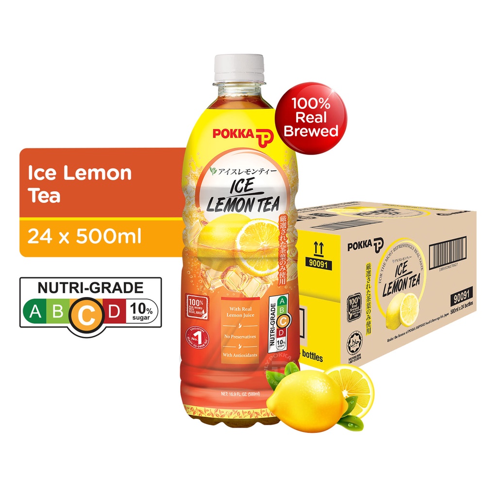 [1 Carton] Pokka Ice Lemon Tea (24x500ml) | Shopee Singapore