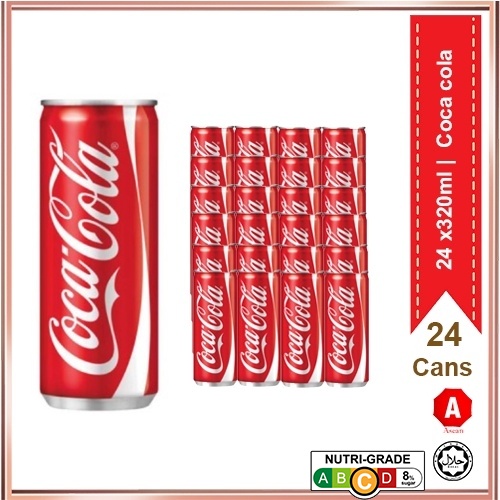 COCA COLA RASA ASLI 1 CARTON (24 X 320ML) X 1 CARTON ASEAN.OS | Shopee ...