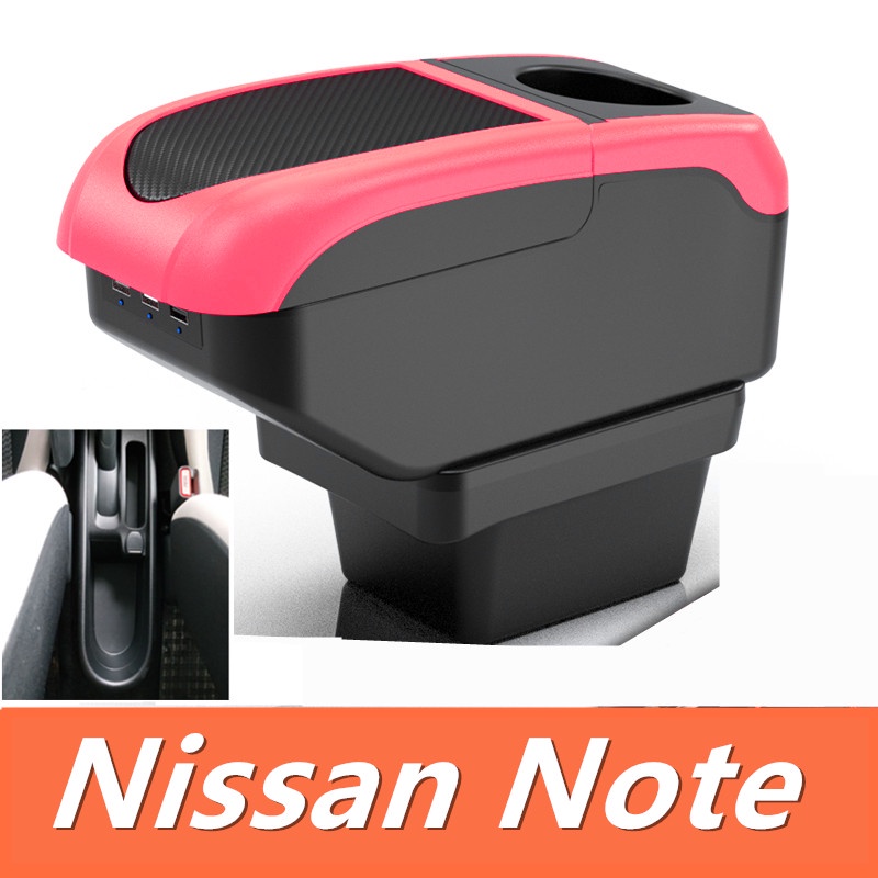 FIT FOR Nissan Note Armrest Console Box Arm Rest box Adjustable Centre ...