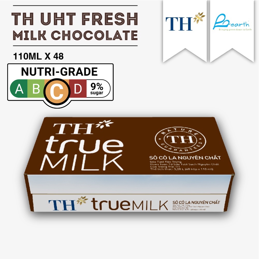 TH True Milk UHT Chocolate Fresh Milk 48 X 110ML | Shopee Singapore