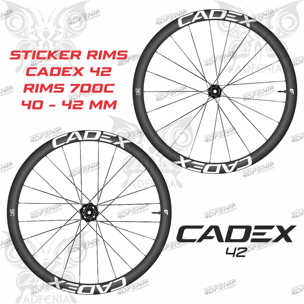 Rims Cadex 42 700c Decal Sticker | Shopee Singapore