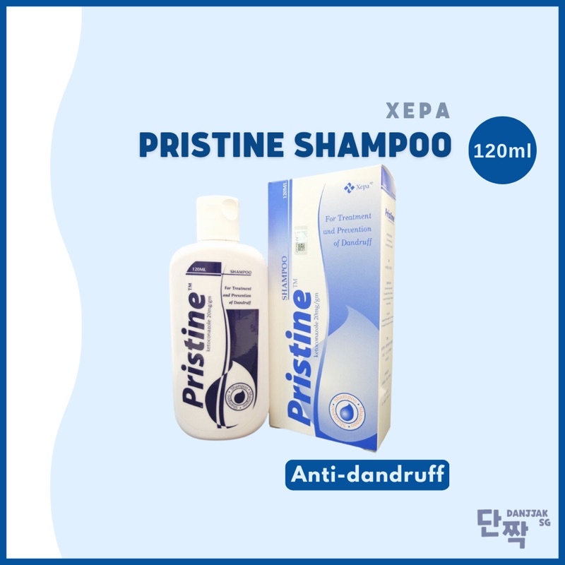 Xepa Pristine Shampoo (Treat and Prevent Dandruff, White Spots & Seborrhoeic Dermatitis) 120ml ...