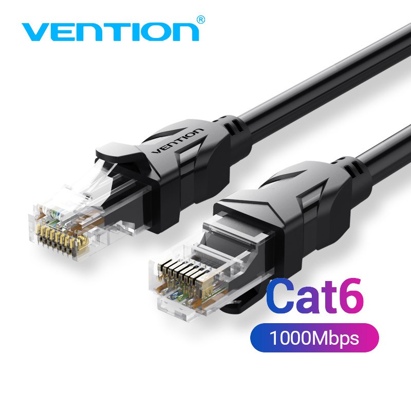 Vention CAT6 Round Flat RJ45 Top Ethernet Cable CAT 6 Gigabit High ...