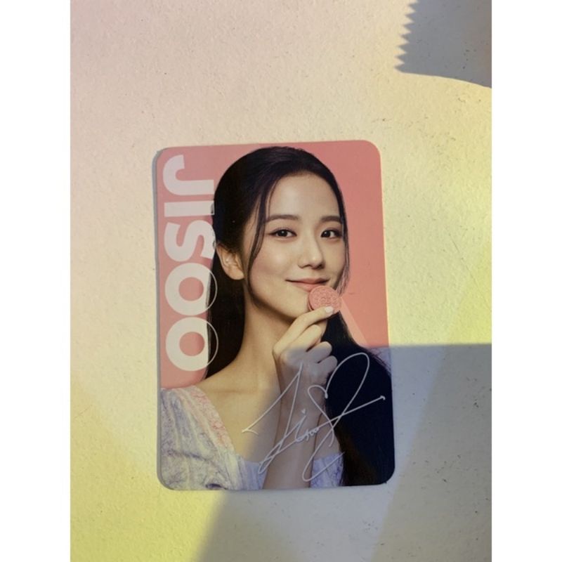 Official Jisoo's Blackpink Oreo Photocard | Shopee Singapore