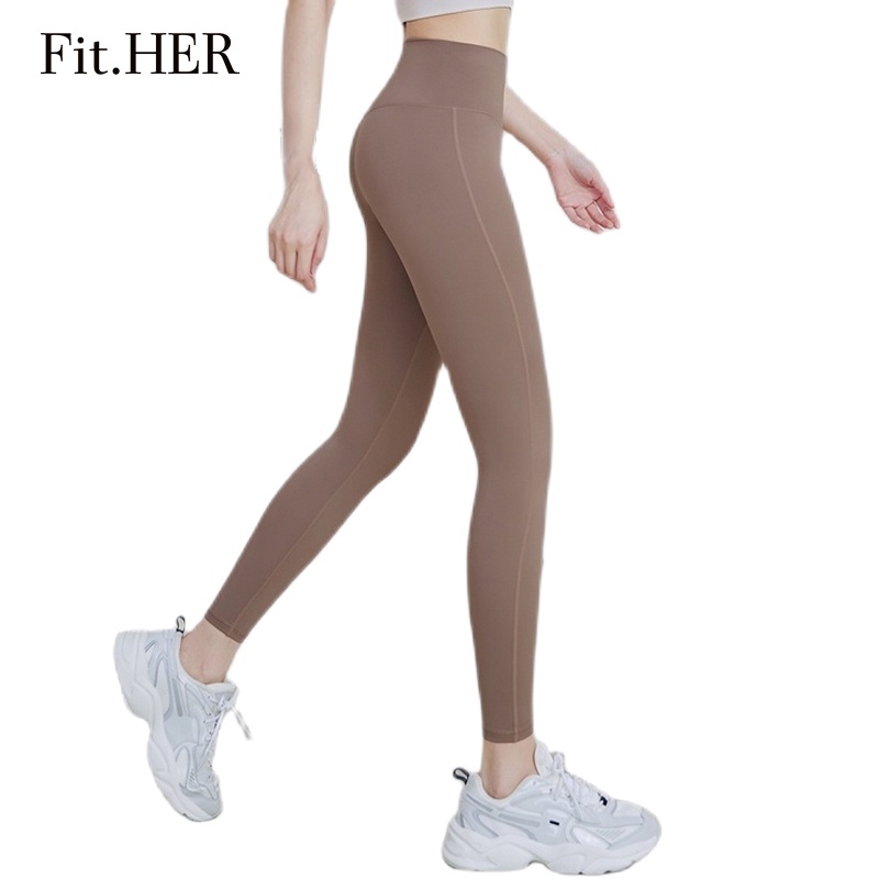 Fit.HER Peach Hip Fitness Pants Women's High Waist Hip Lifting ...