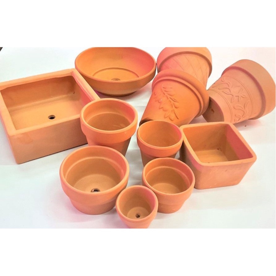LOCAL SG SELLER READY STOCK - BEST SIZE BEST SHAPE TERRACOTTA POTS IN ...