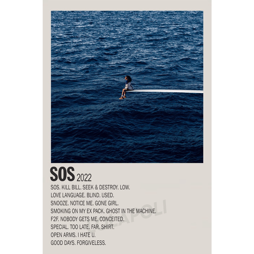 Sos Album Cover Poster - SZA | Shopee Singapore