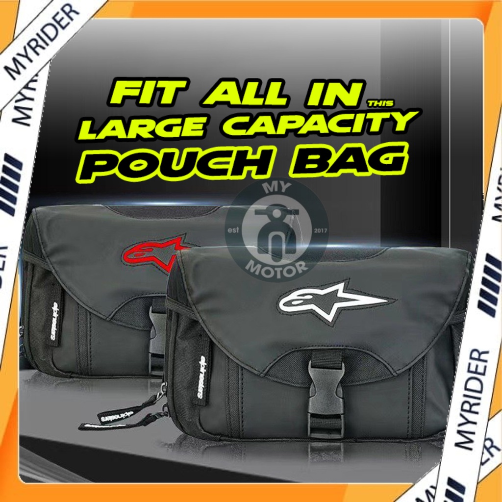 Riding Waist Bag Waterproof Sling Bag Shoulder Bag Beg Waist Bag Pouch ...