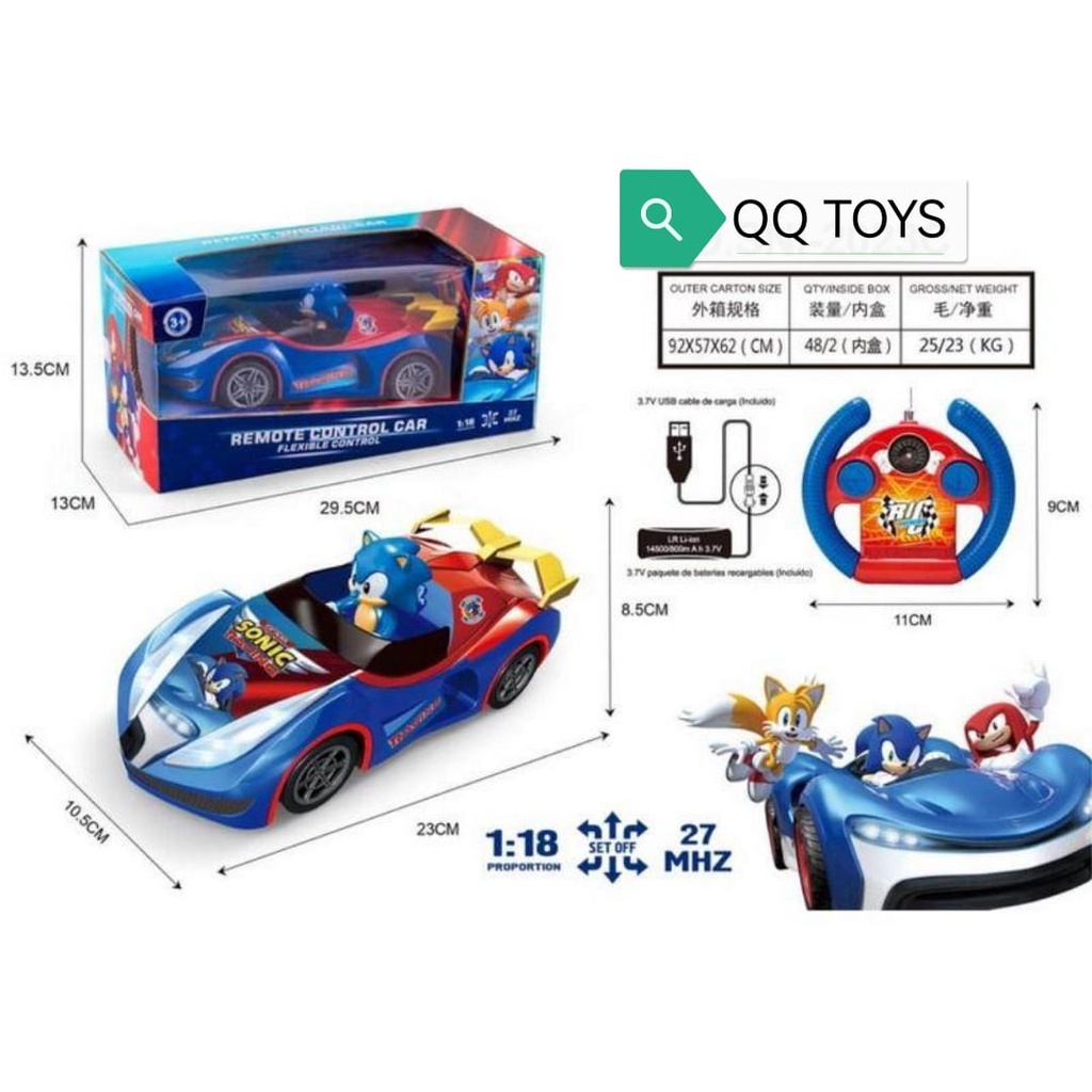 Sonic The Hedgehog Remote Control Car Sonic The Hedgehog : Play