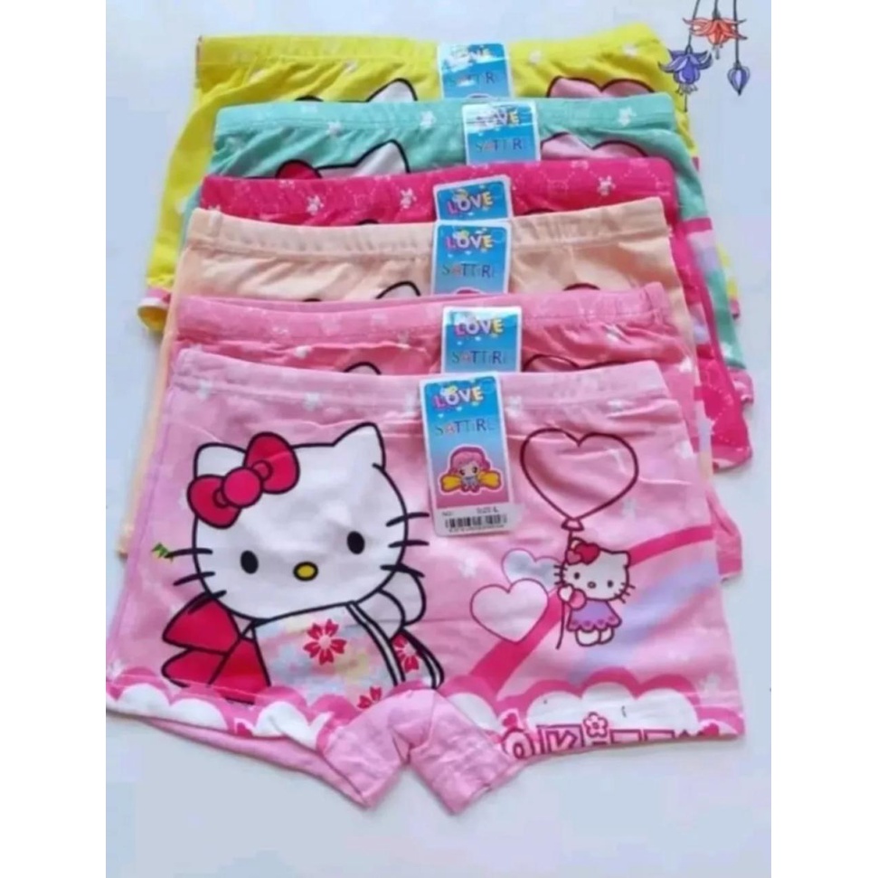 1dozen/12pcs CD Boxer Girl Boxer Pants For Girls Import | Shopee Singapore