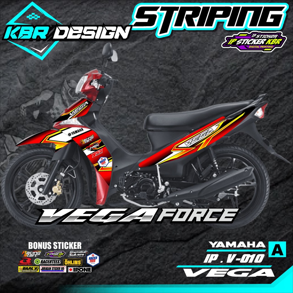 Sticker Striping VEGA FORCE Sticker Striping Semi Full Lis Variation ...