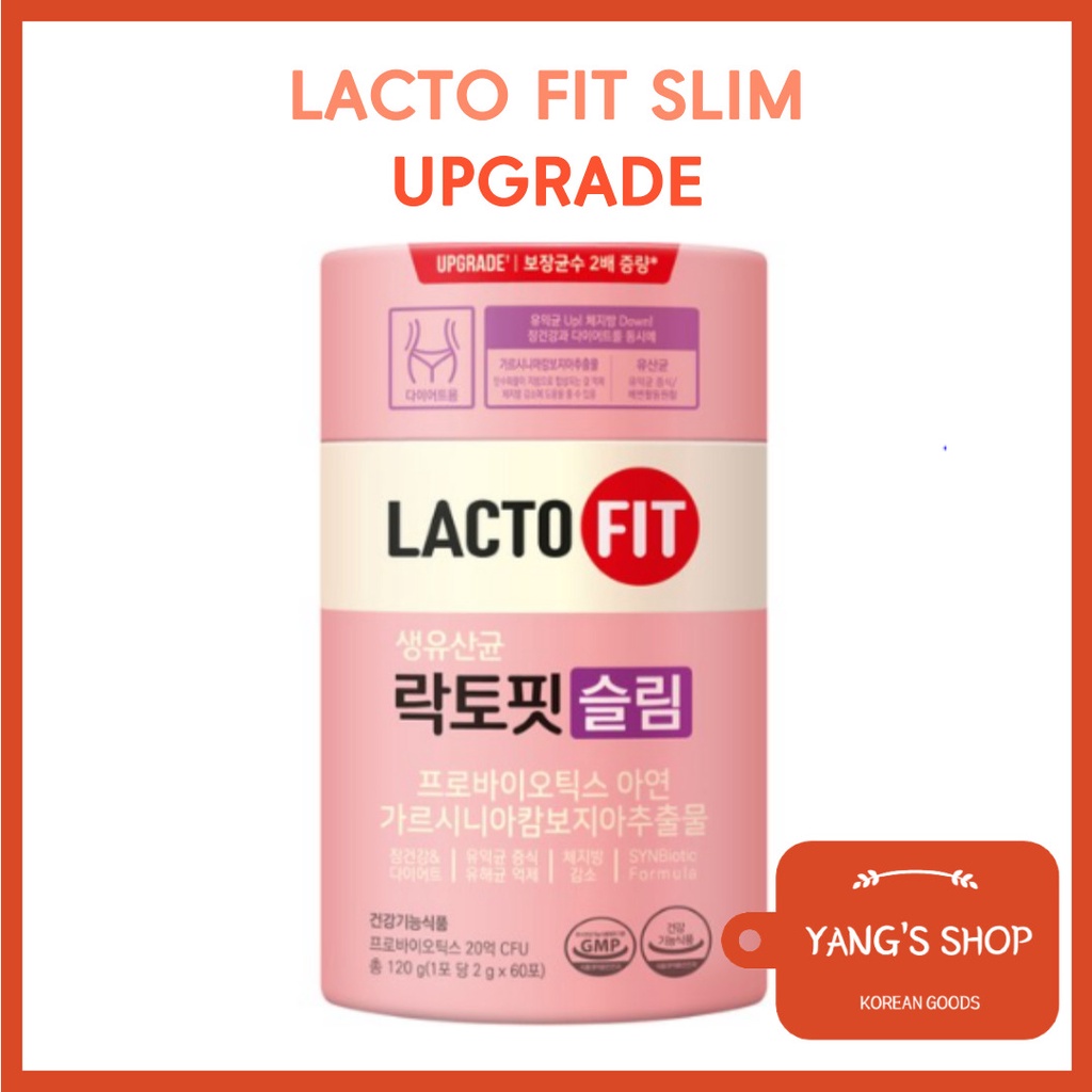 [LACTO-FIT] *READY* *Upgared* Probiotics SLIM 2g x 60 / Slimming ...