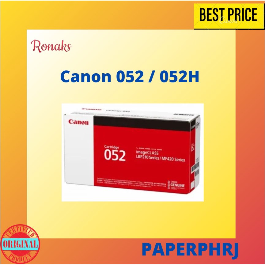 Canon 052 052H Original Toner Cartridge for LBP-214dw LBP-215x MF426dw ...