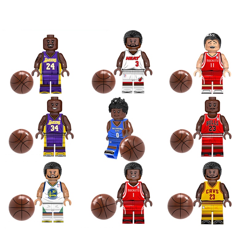 Hot NBA Basketball Star Sports Player Action Figures Super heroes ...