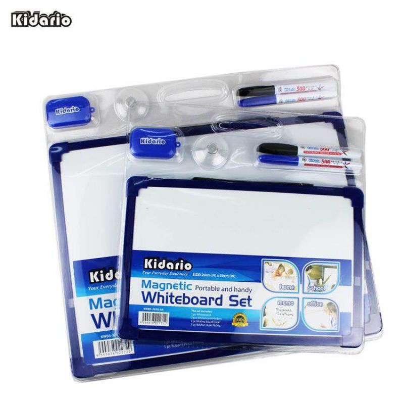 KIDARIO WHITEBOARD SET A3/A4 | Shopee Singapore