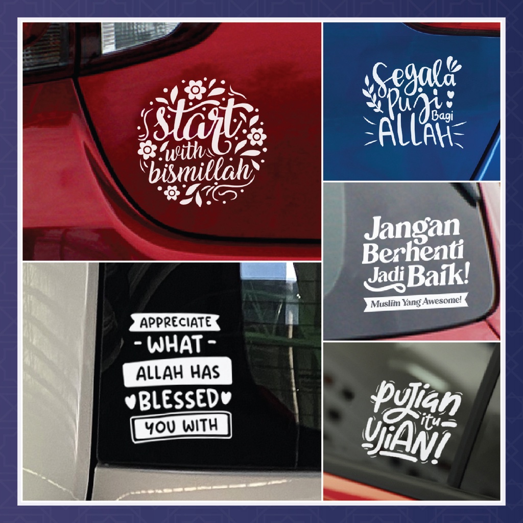 DECAL STICKER Ayat Islamic / STICKER KERETA | Shopee Singapore