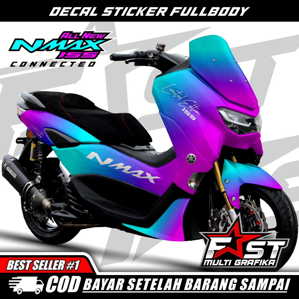 Decal Sticker Yamaha Nmax 155 New Fullbody Chameleon Decal Nmax New ...