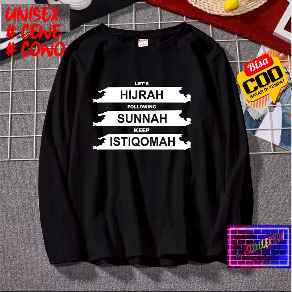 Free Shipping/Let HIJRAH SUNNAH T-Shirts/ Santri T-Shirts/ Islamic ...