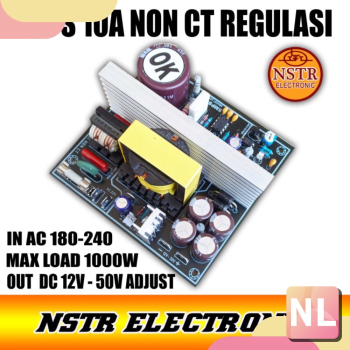 Smps 10A NON CT Regulator ADJUST 12V - 50V | Shopee Singapore