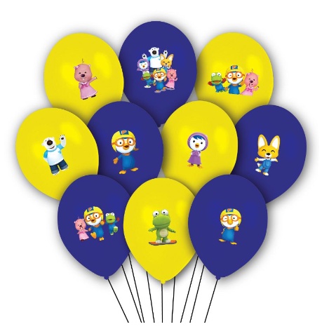 Pororo Balloons HAPPY BIRTHDAY BIRTHDAY Decorations BIRTHDAY ...