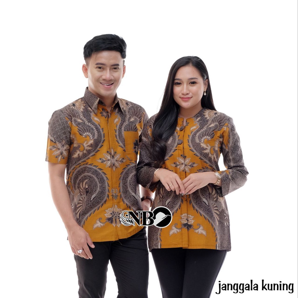 Couple batik men's women's batik clothes, office uniforms, party batik ...
