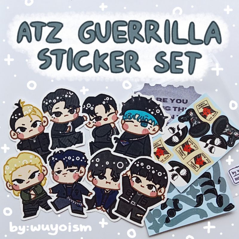 [READ Description] ATEEZ GUERRILLA CHIBI STICKER PACK | Shopee Singapore