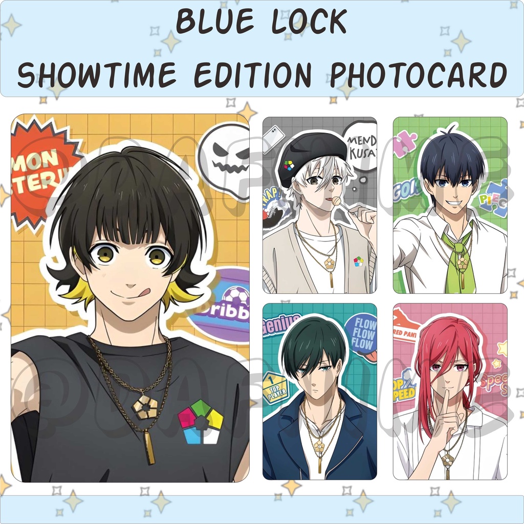 BLUE LOCK SHOWTIME EDITION PHOTOCARD ANIME | Shopee Singapore
