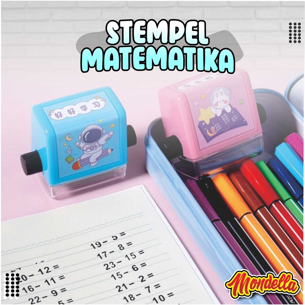 Mathematics Stamp Roll Fun Math Roll Excersice Children's Learning ...