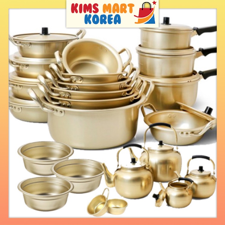 Korean Nickel Silver Yangeun Ramen Pot Stewpot Saucepan Bowl Kettle ...