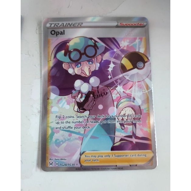 Pokemon opal full art trainer supporter lost origin card | Shopee Singapore