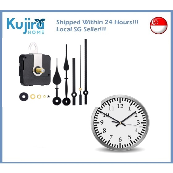 Kujira Homes - High Torque Long Shaft Clock Movement Mechanism with 2 ...