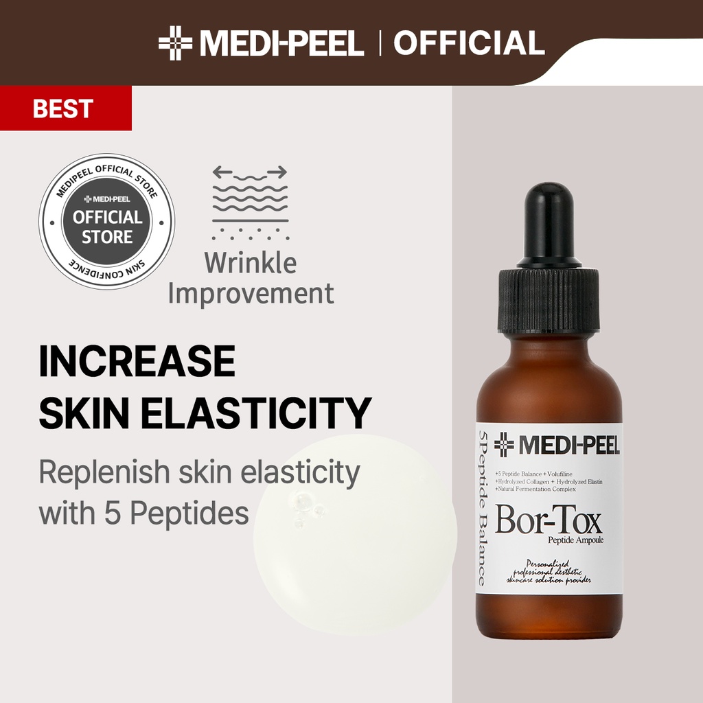 MEDIPEEL BorTox Peptide Serum Anti Ageing Ampoule 30ml | Shopee Singapore