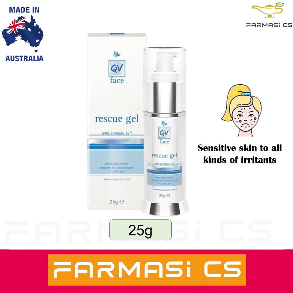 Ego QV Face Rescue Gel With Avemide 15 25g EXP:08/2026 [Calms and ...