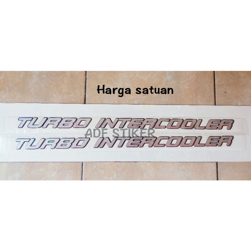 Turbo Intercooler Hino sticker with turbo writing Intercooler dutro ...