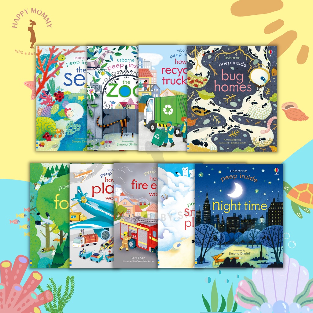 Usborne Peep Inside Lift The Flap LTF Imported Children's Book Peek ...