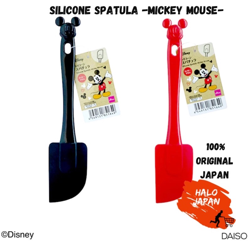 Daiso silicone spatula Mickey Mouse Original Japan | Shopee Singapore